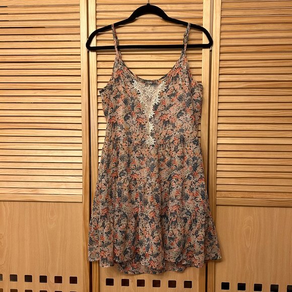 American Rag | Dresses | Floral Lace American Rag Mini Dress | Poshmark